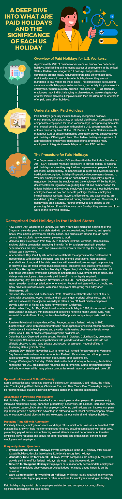Understanding Paid Holidays and the Significance of Each US Holiday: An ...